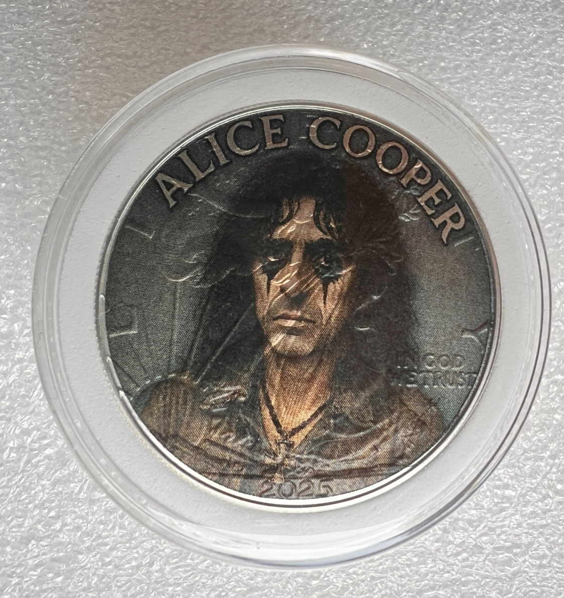 Alice Cooper - American Silver Eagle 1oz .999 Limited Edition Silver D ...